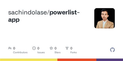 GitHub Sachindolase Powerlist App