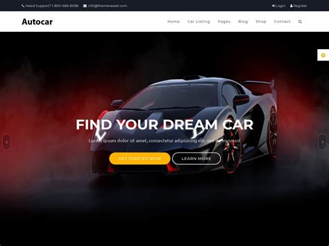 Template Html Premium Auto Car Plantillas Html Gratuitas