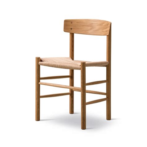 J39 Chair Oiled Oakwoven Natural 2 Pack From Fredericia Furniture