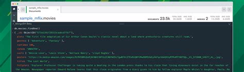 Mongodb Compass Mongodb Compass Is A Graphical User By Sarani
