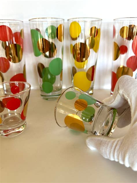 Eclipse Glasses By Russel Wright For Bartlett Collins 10 Glasses