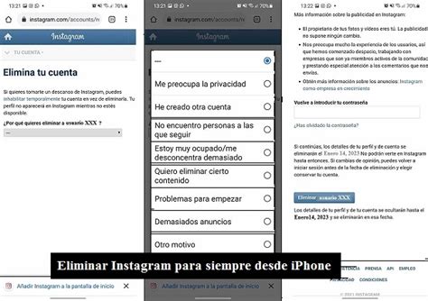 Cómo Eliminar Una Cuenta De Instagram Guía Paso A Paso Configurar Mi