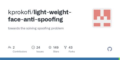 Light Weight Face Anti Spoofingmodelsmodeltoolspy At Master · Kprokofilight Weight Face