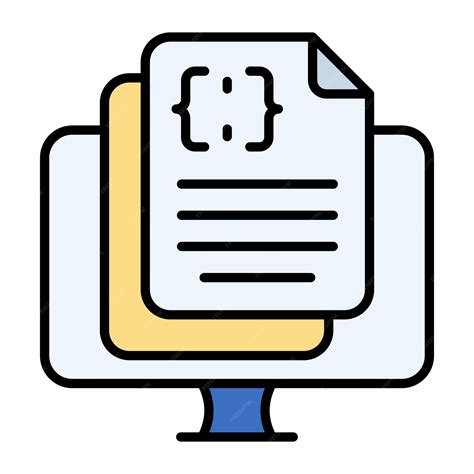 Premium Vector Programming Notes Flat Illustration