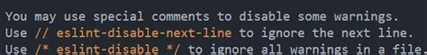 vue2 3 报错you may use special comments to disable some warnings