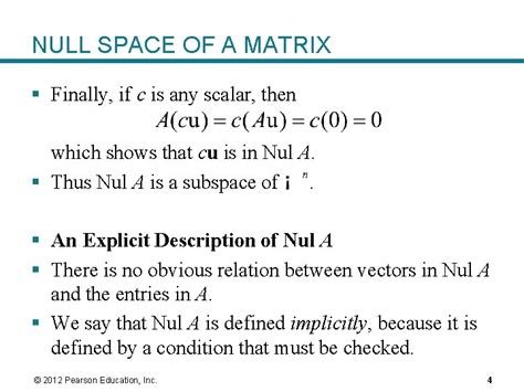 4 vector spaces 4 2 null spaces column