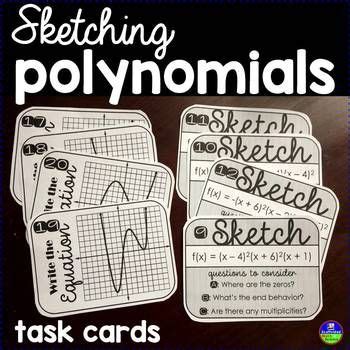 Sketching Polynomial Functions Algebra Activity Polynomials Polynomial Graph Polynomial