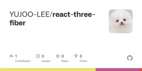 GitHub YUJOO LEE React Three Fiber