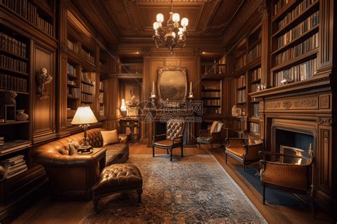 复古图书馆高清图片下载 正版图片600049233 摄图网