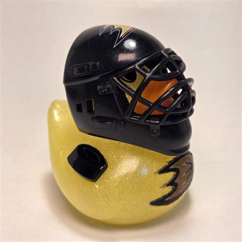 Anaheim Ducks Rubber Duck T Nhl Hockey Bedazzled Collectible Duck Etsy