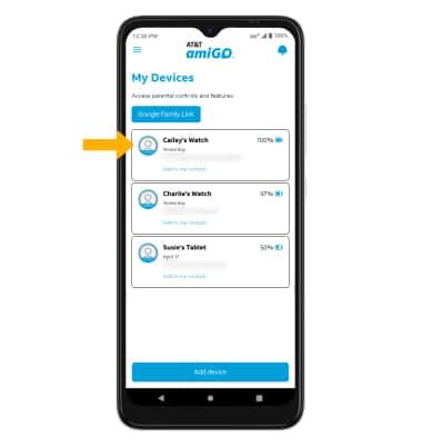 Atandt Amigo Jr Watch 2 W568aa Companion App Location Management Atandt