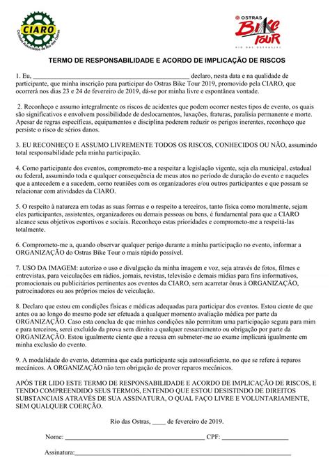 Modelo De Declaração De Responsabilidade Binkedu