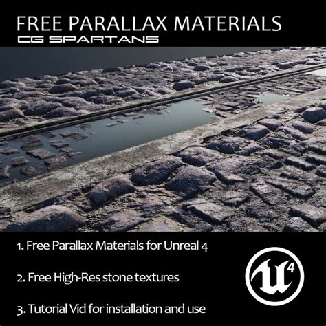 Free Parallax Materials For Ue4 Unreal Engine Environment Design