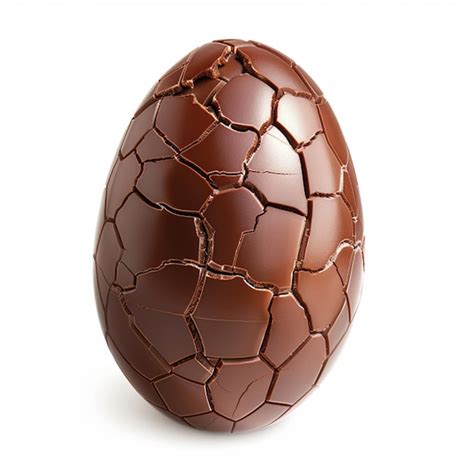 Premium Photo Chocolate Easter Egg Isolated