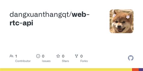 GitHub Dangxuanthangqt Web Rtc Api