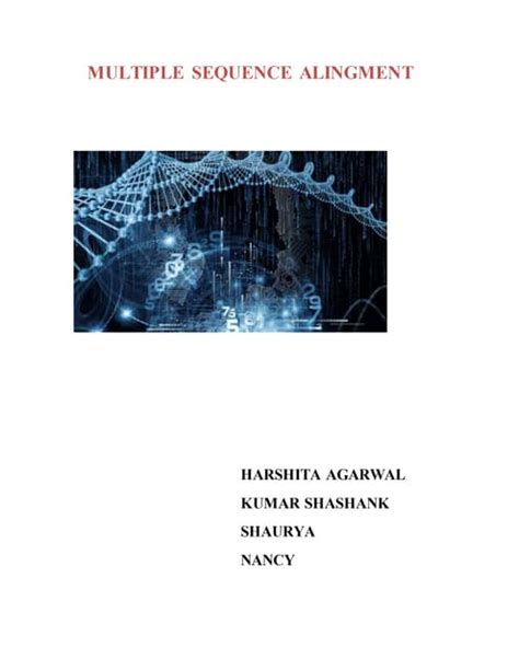 sequence alignment pdf