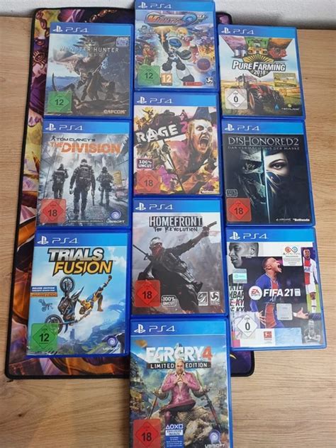 10 Top Playstation 4 Spiele Sammlung Paket Farcry Rage Division