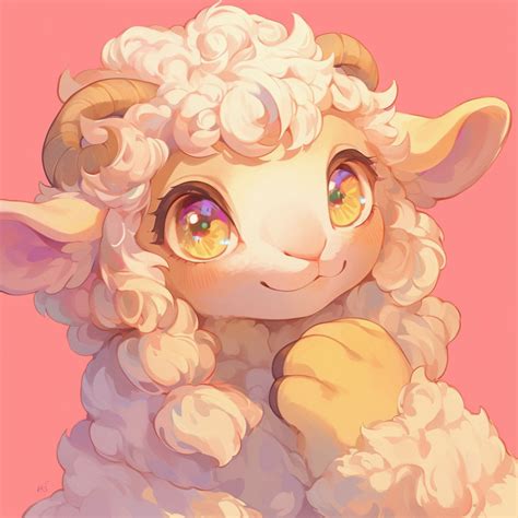 Anthromorphic Sheep Furry Art Niji 6 Furry Ai