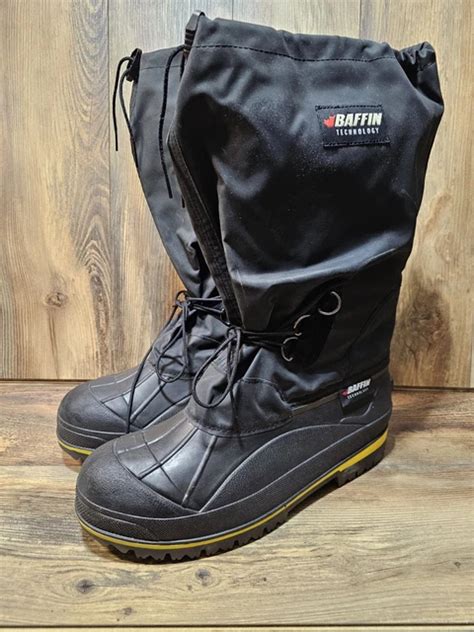 Baffin Technology Driller Work Boots Safety Toe And Plate Black Size 15r