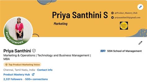 Priya Santhini On Linkedin Topvoice Productmarketing Management Marketing 16 Comments