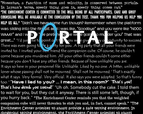 Portal Glados Quotes Quotesgram