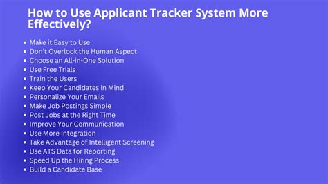 Ppt 15 Tips To Use Applicant Tracker System More Effectively Powerpoint Presentation Id11601962 Ppt 15 Tips To Use Applicant Tracker System More Effectively Powerpoint Presentation Id11601962