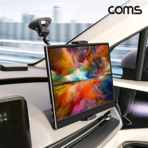 Coms 차량용 태블릿 진공 흡착 거치대 Ja310 디바이스마트