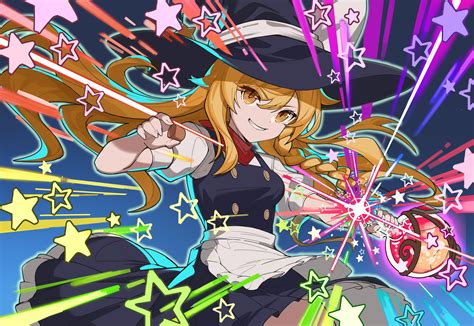 Devilkillerx Kirisame Marisa Touhou Shining Absurdres Chinese Commentary Highres Girl
