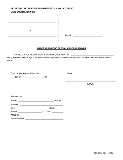 Form 171 302b Fill Out Sign Online And Download Fillable Pdf Lake County Illinois