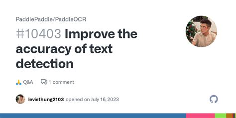 Improve The Accuracy Of Text Detection · Paddlepaddle Paddleocr