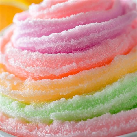 Homemade Rainbow Sherbet