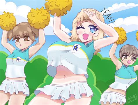 Saunders Cheerleaders R Girlsundpanzer