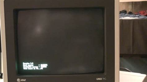 unixの貴重なブート画面を記録したムービー「at＆t unix pc 7300 boot up」 gigazine