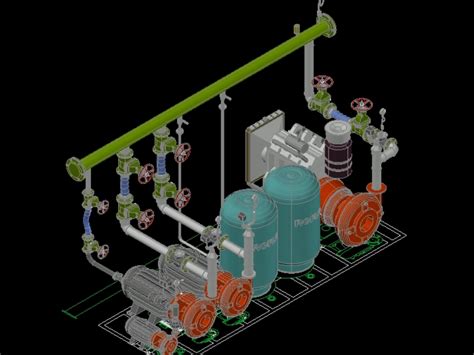 3d Pumping Equipment In Autocad Download Cad Free 238 Mb Bibliocad