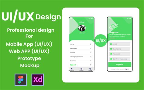 do mobile app ui ux design using figma ui ux design by mudassir606 fiverr
