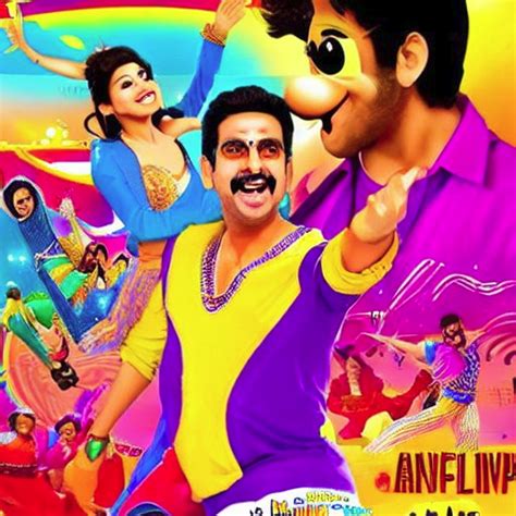 Stabilityai Stable Diffusion Bollywood Musical Movie Colorful Poster