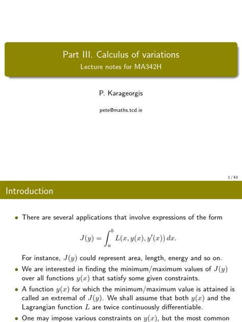 Taylor Series Pdf Calculus Of Variations Euler Lagrange Equation