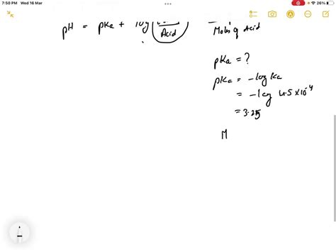 Solved 5 Pts A Researcher Wants To Make Buffer Of Ph 470 Using