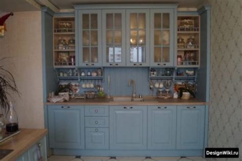 Кухня в стиле Прованс: 99 фото, 6 составляющих и Хитрость с цветом