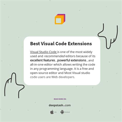 Best Visual Code Extensions Deepstash