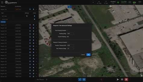 Web Ui Waypoint Mode Clearpath Robotics Documentation