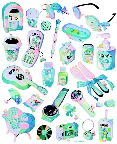 Moyaco Original Highres Aqua Theme Bathtub Bottle Camera Can