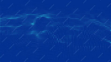 Premium Vector Abstract Halftone Texture Vector Dots Background Blue Particles Of Different