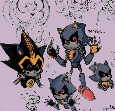 Amy Rose Shadow The Hedgehog Metal Sonic And Shard The Metal Sonic Sonic And More Drawn