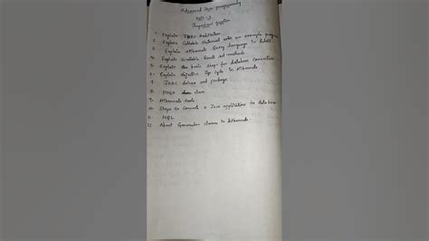 most important questions in advanced java programming subject for msc