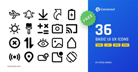 Download Basic Ui Ux Icon Pack Available In SVG PNG Icon Fonts