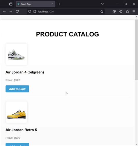 Built Sneakers Product Catalog With Reactjs Sameer Thapa Posted On