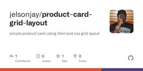 GitHub Jelsonjay Product Card Grid Layout Simple Product Card Using Html And Css Grid Layout