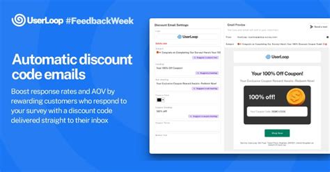 Feedbackweek Day 1 Say Hello To Discount Emails Userloop Blog