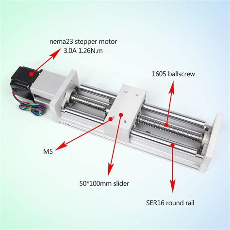 Buy RATTMMOTOR ZBX Mm Stroke CNC Linear Stage Motion Actuator Double Optical Axis X Y Z